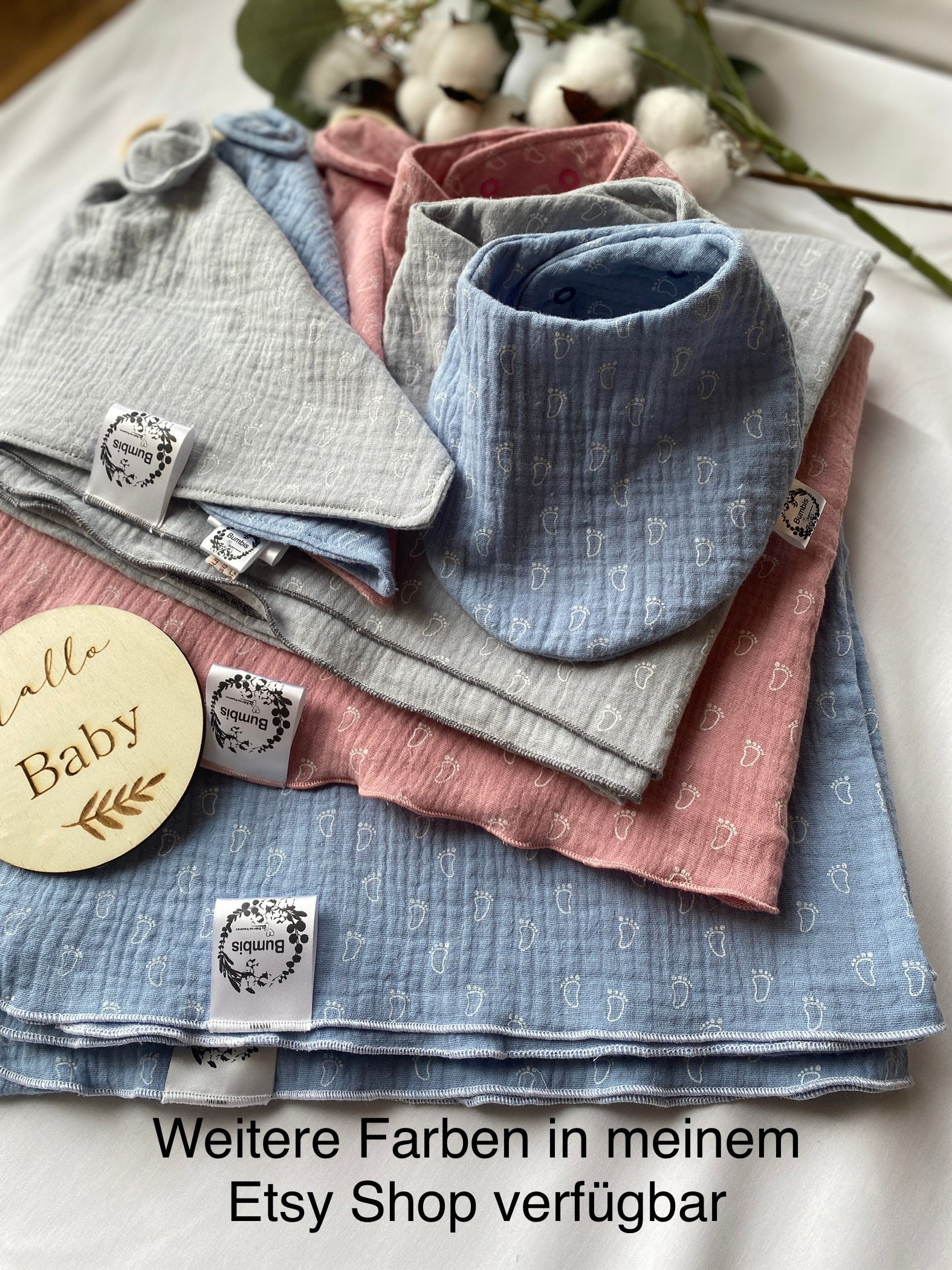 Baby Musselin Set Geburtsgeschenk Set Musselindecke - Etsy