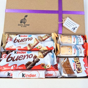 Kinder Chocolate Gift Box Chocolate Kinder Bueno Hamper Personalised ...