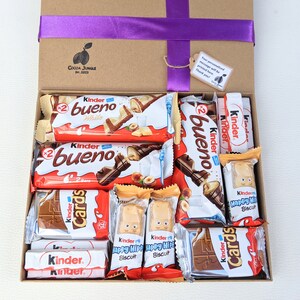 Kinder Chocolate Gift Box Chocolate Kinder Bueno Hamper Personalised ...