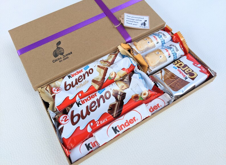 Kinder Chocolate Gift Box Chocolate Kinder Bueno Hamper - Etsy