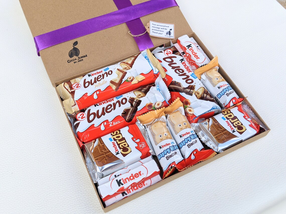 Kinder Chocolate Gift Box Chocolate Kinder Bueno Hamper - Etsy