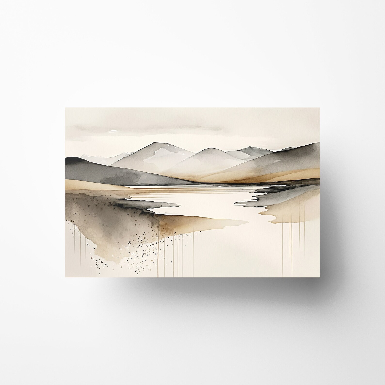 Japandi Wall Art Print, Watercolor Wall Art, Minimalist Art, Modern Art ...