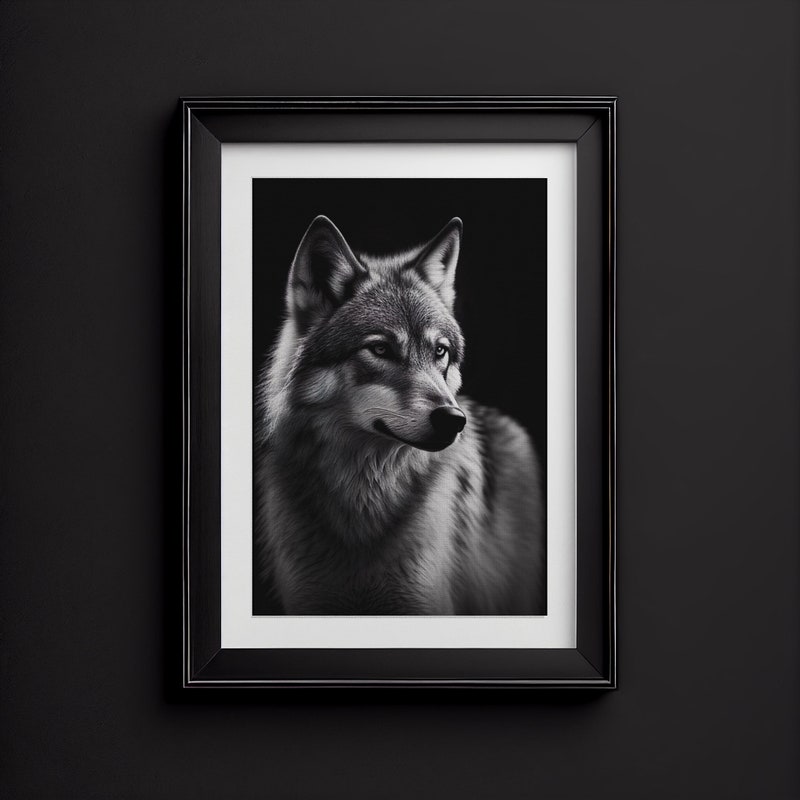 Wolf Poster - Etsy