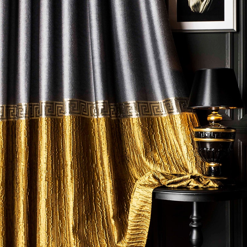 Brocade Curtains - Etsy