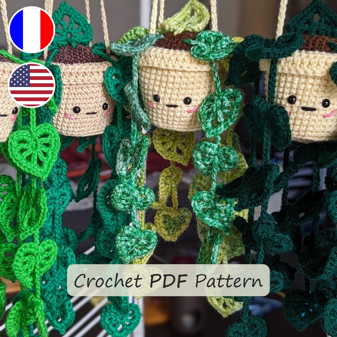 P'tite Plante (hanging Plant) Pattern PDF (FR+EN) - Etsy