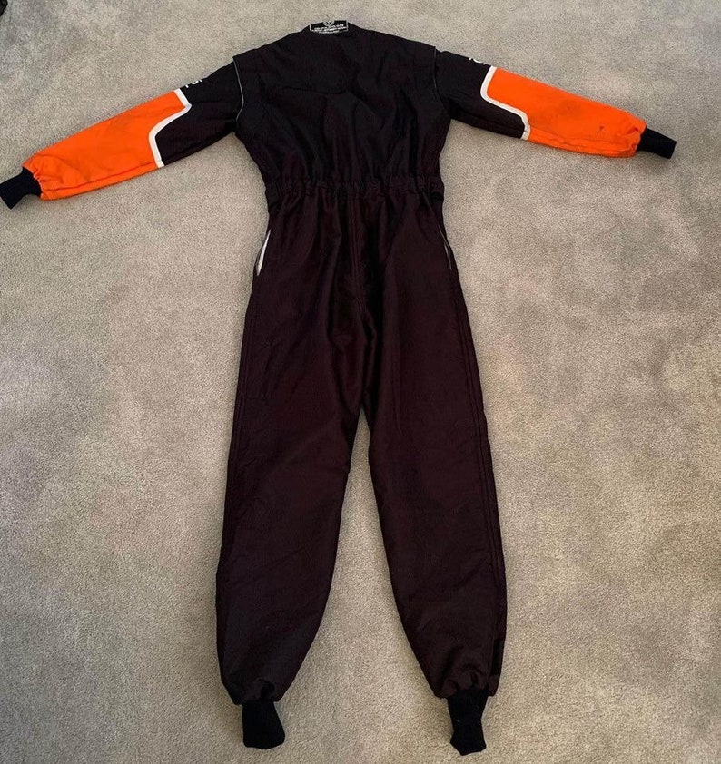 Hand Made Karting Suit Race Suit Orange and Black Free Gifts - Etsy