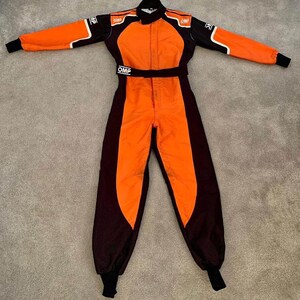 Hand Made Karting Suit Race Suit Orange and Black Free Gifts - Etsy