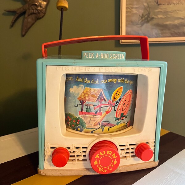 Musical Wind up Tv - Etsy UK