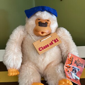 Vintage Toy 1981 Russ Gonga Graduation Gorilla Stuffed Animal - Etsy