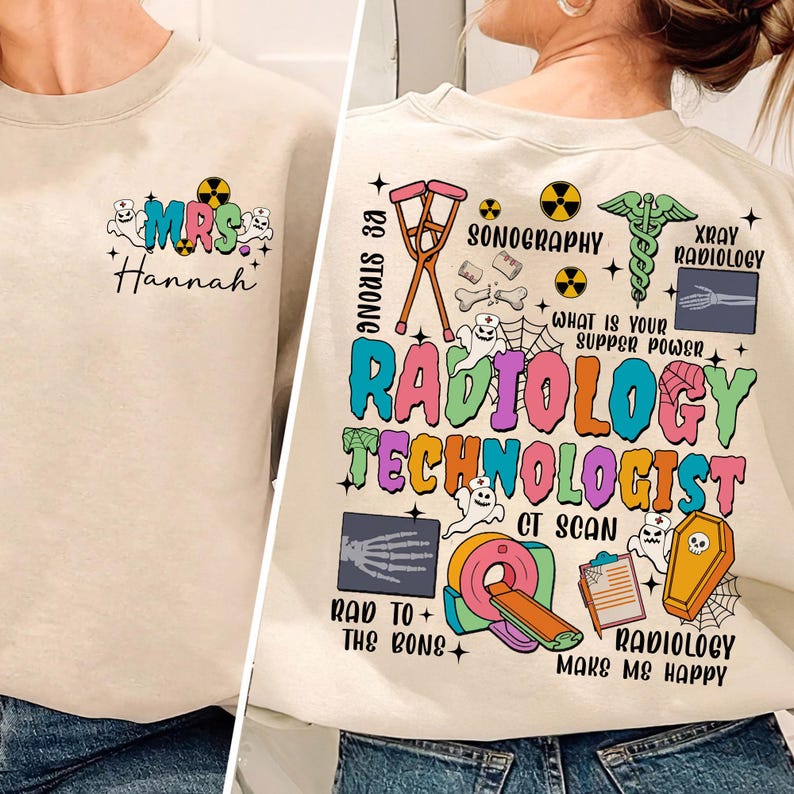 Radiology Technologist Shirt, Halloween Rad Tech Shirt, Radiology ...