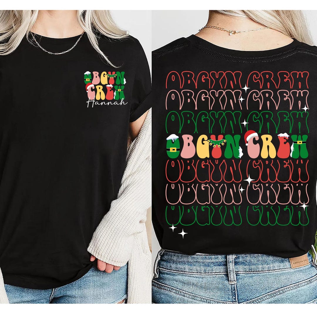 Obgyn Crew Shirt, Reindeer Speculum Nurse Shirt, OBGYN Christmas Shirt ...