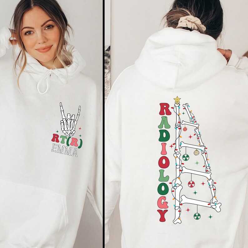 Personalized Christmas Radiology Shirt, Custom Rad Tech Christmas Tree ...