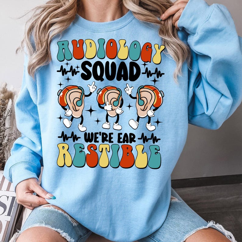 Audiology Squad Shirt, Healthcare Worker Shirt, Audiology Sweater ...
