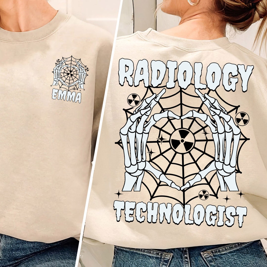 Radiology Technologist Halloween Shirt, Rad Tech Shirt, Custom Name ...