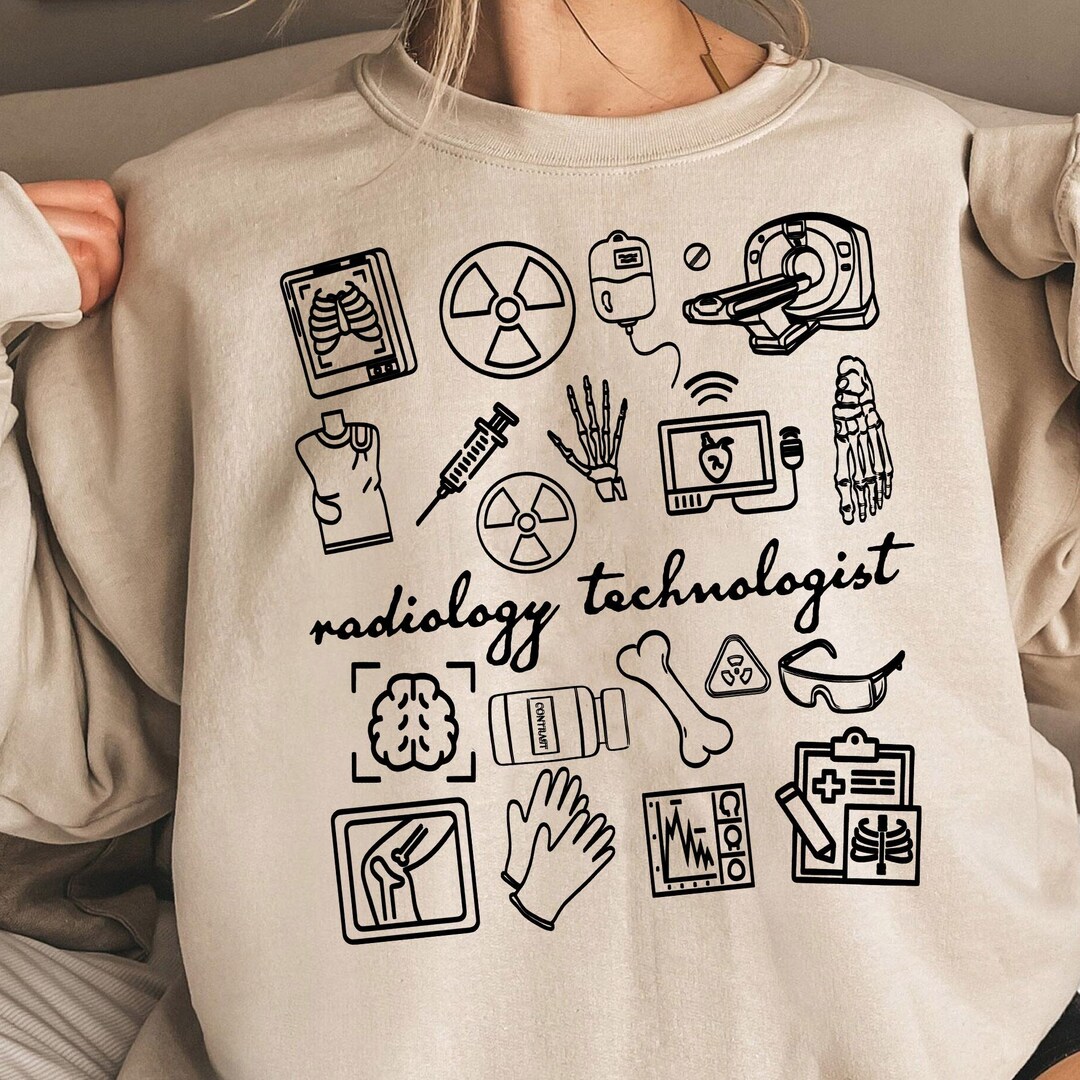 Radiology Technologist Shirt, Radiology Department Sweater, Rad Tech CT ...