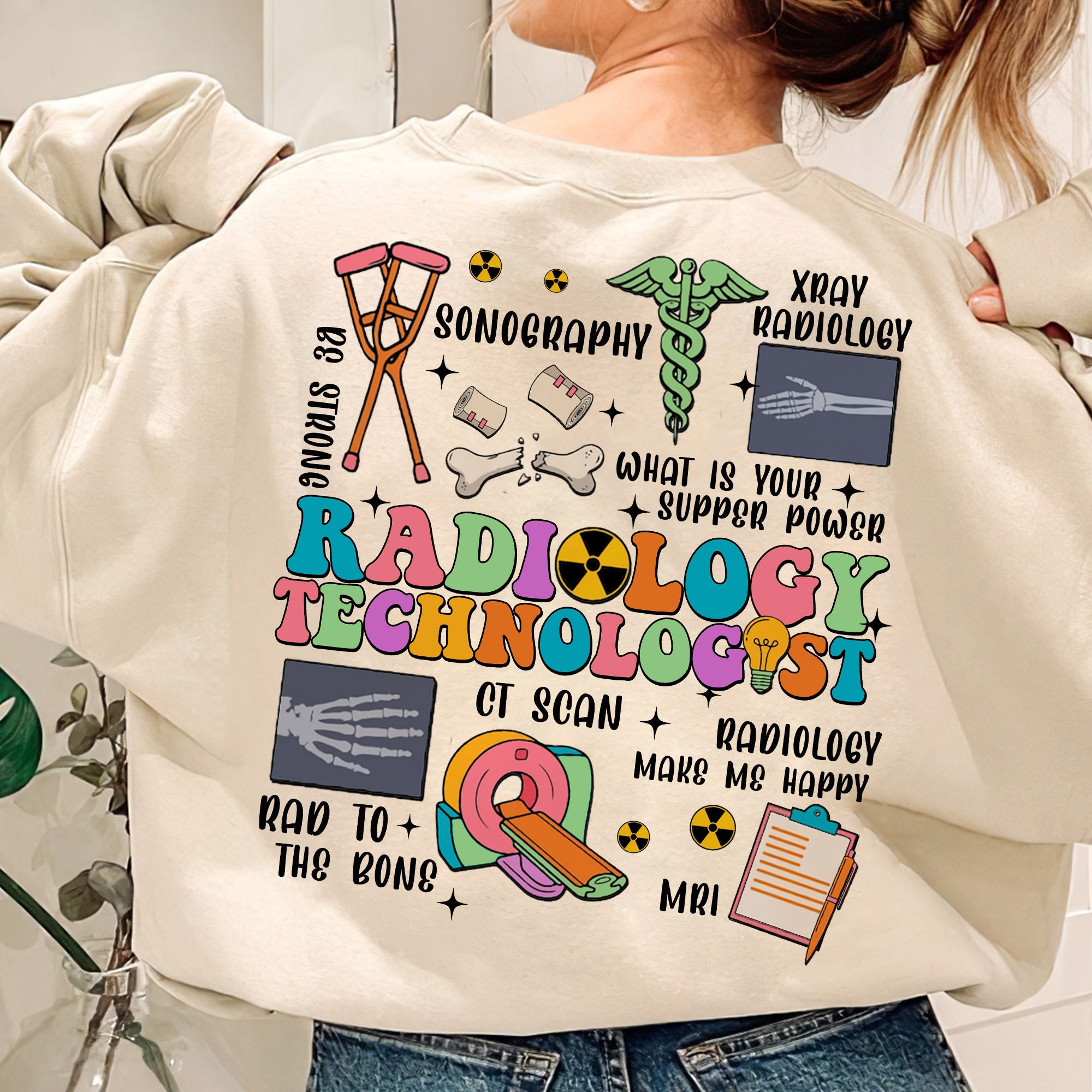 Custom Radiology Technician Nurse Shirt for Work, Personalized RAD Tech ...