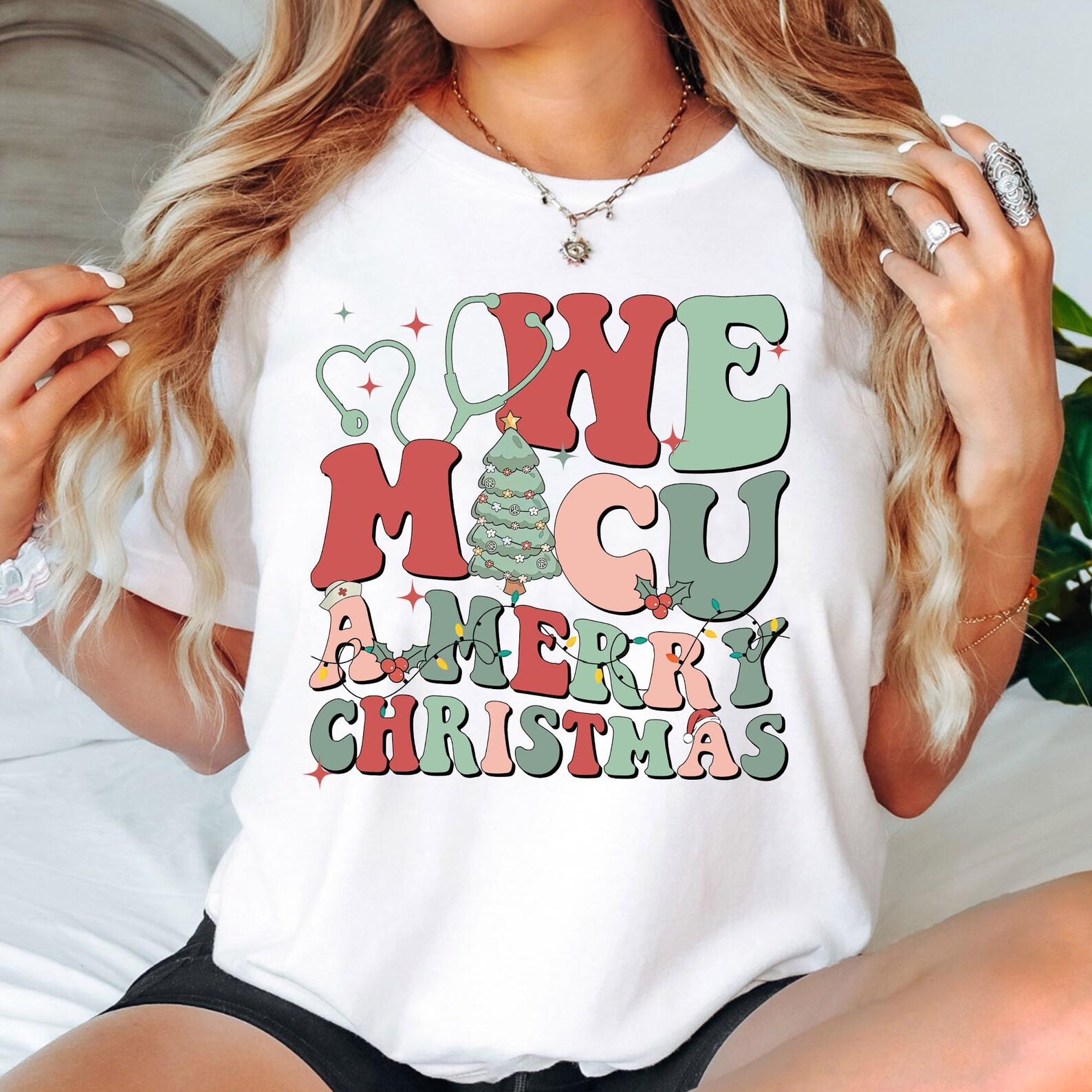 MICU Nurse Christmas Shirt MICU a Merry Christmas Tshirt - Etsy