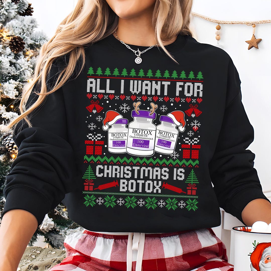 Botox Christmas Nurse Shirt, Xmas Botox Dealer Shirt, Botox Nurse ...