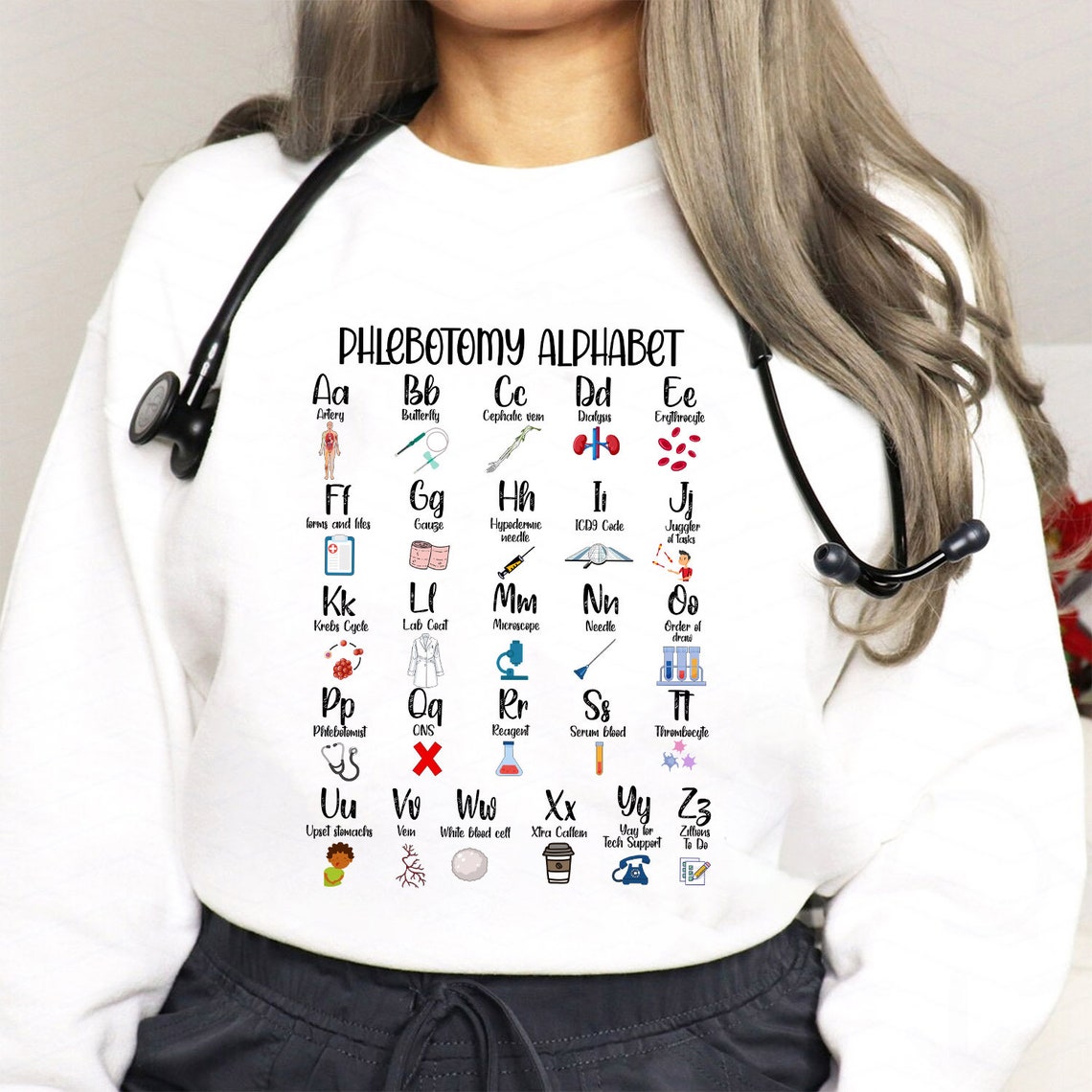 Phlebotomist Nurse Shirts, Phlebotomist Alphabet Shirt, Phleb Abcs ...