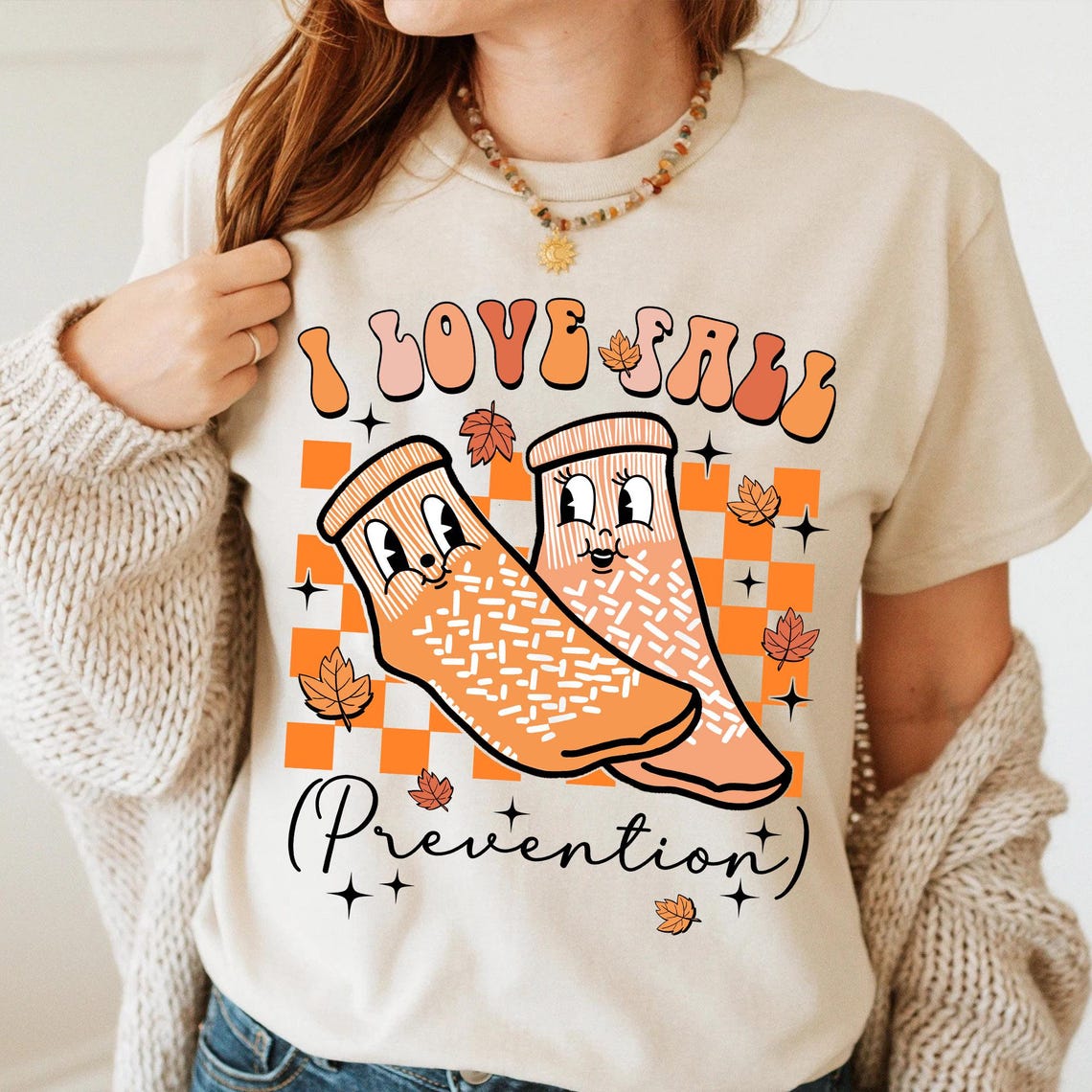 I Love Fall Prevention Shirt, Thanksgiving Nurse Sweater, Fall Risk DPT ...