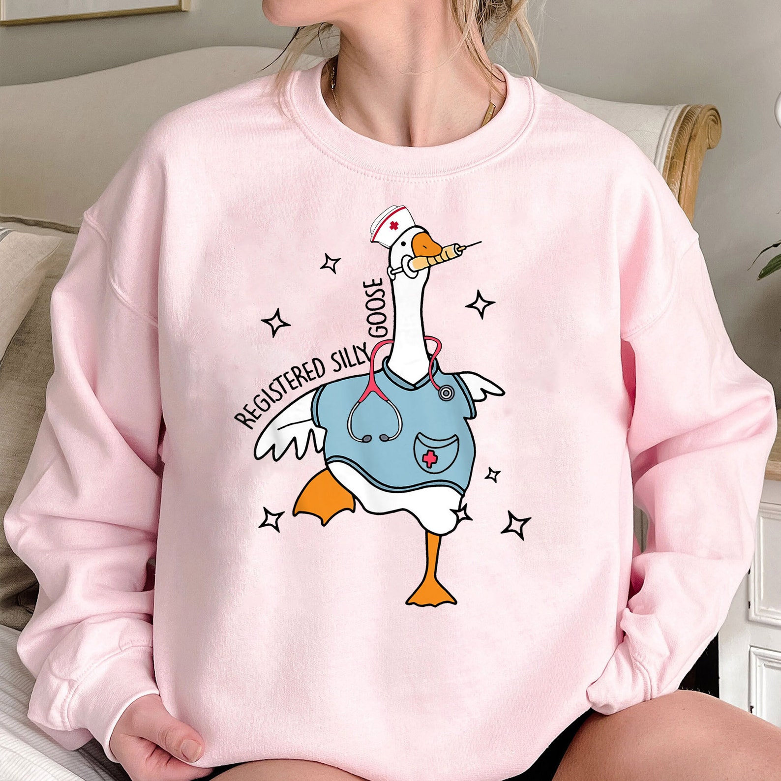 Nurse Silly Goose Sweatshirt, Nursing Student Shirt, Nurse Shirt, Nurse ...