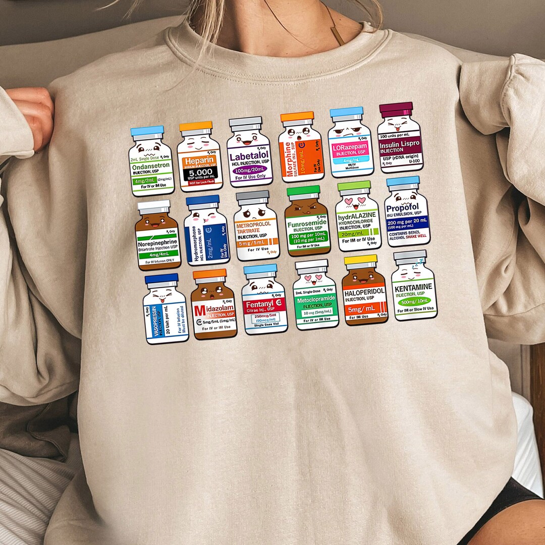 Medication Shirt, Funny Nurse Shirt, Icu Nicu Nurse Tee, Doctor Shirt ...