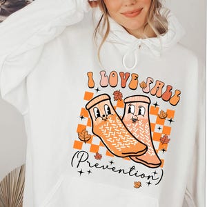 I Love Fall Prevention Shirt, Thanksgiving Nurse Sweater, Fall Risk DPT ...