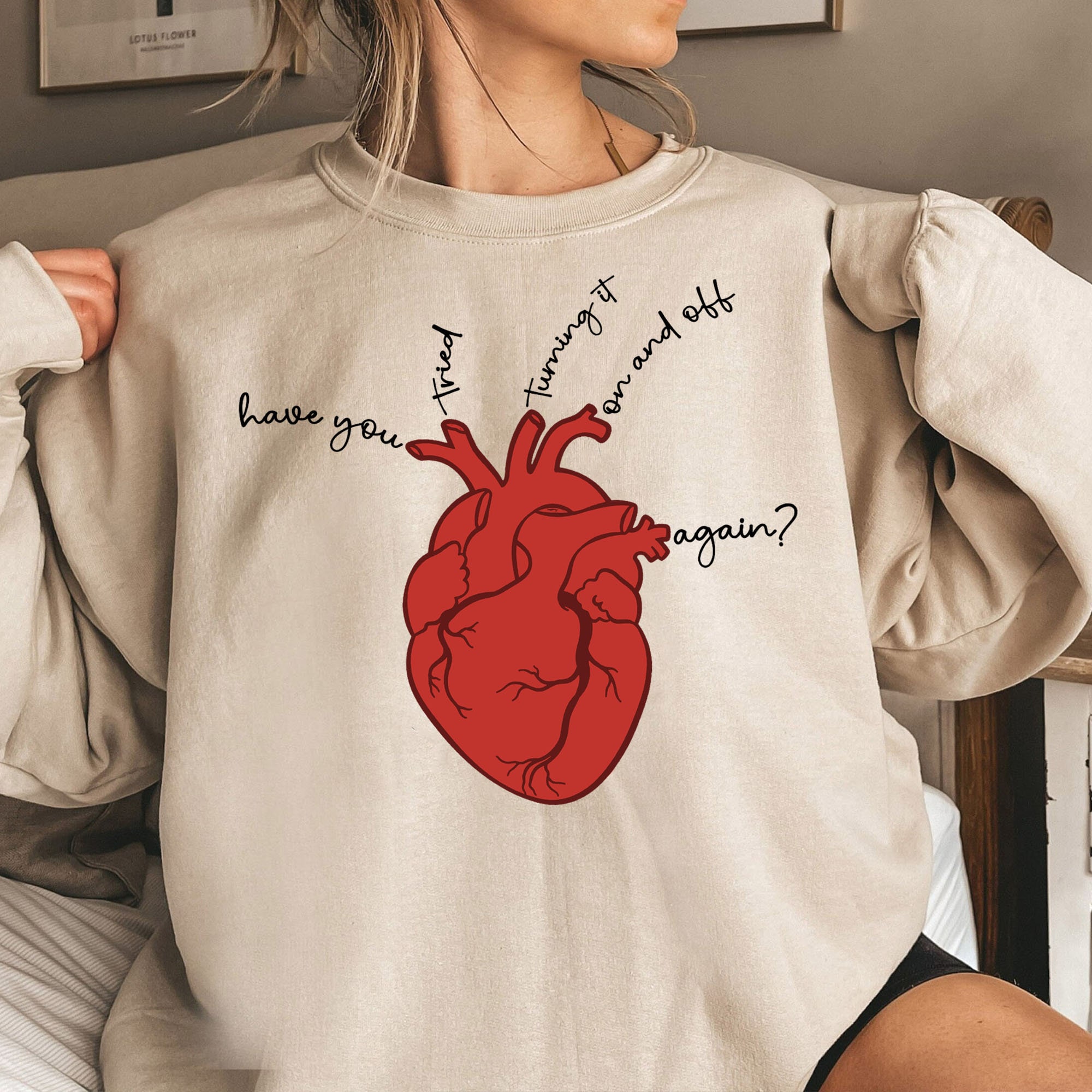 Cardiac Nurse Shirt, Heart Anatomy CVICU Sweatshirt, Anatomical Heart ...