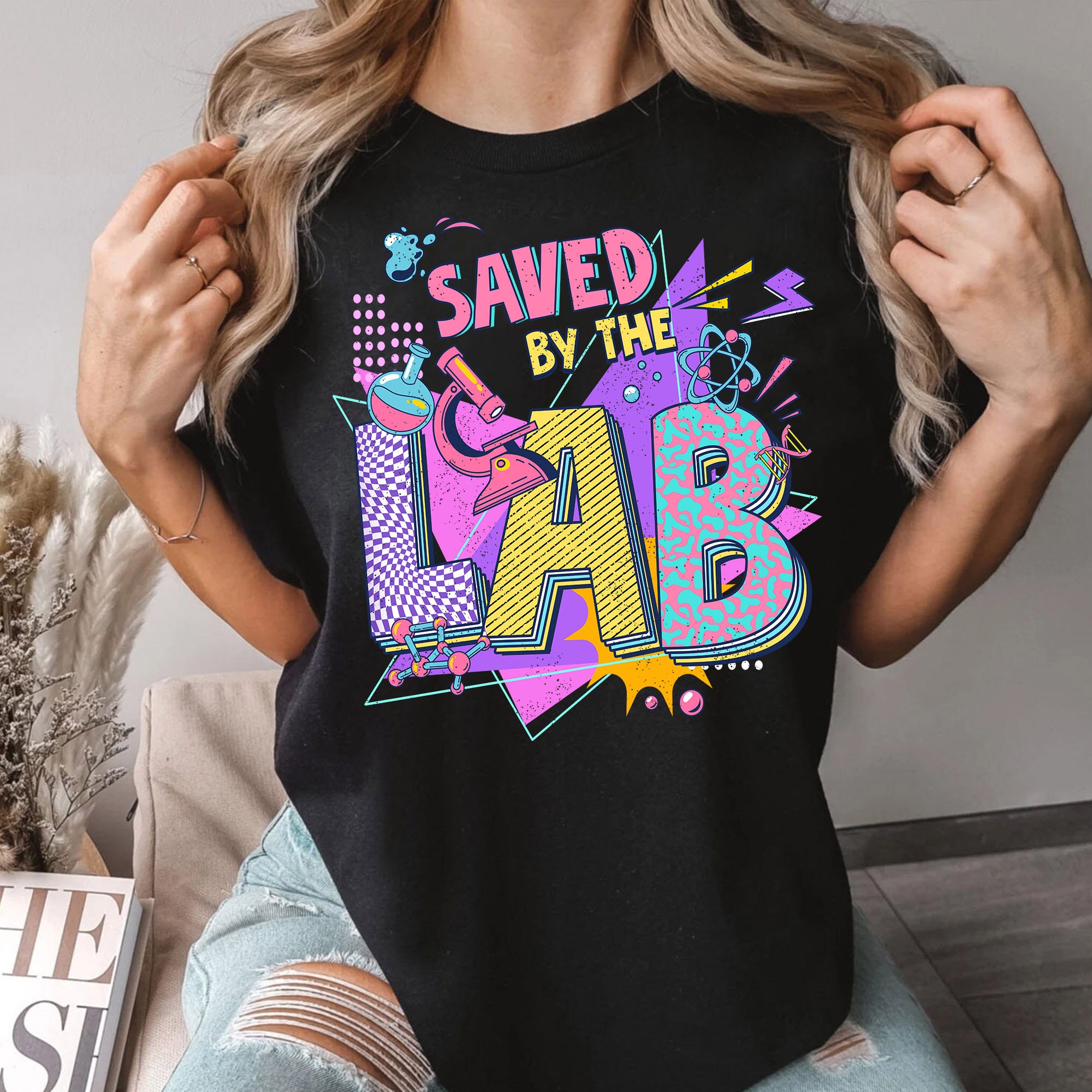 Saved by the Lab Shirt Lab Tech Shirt Medtech Shirt - Etsy