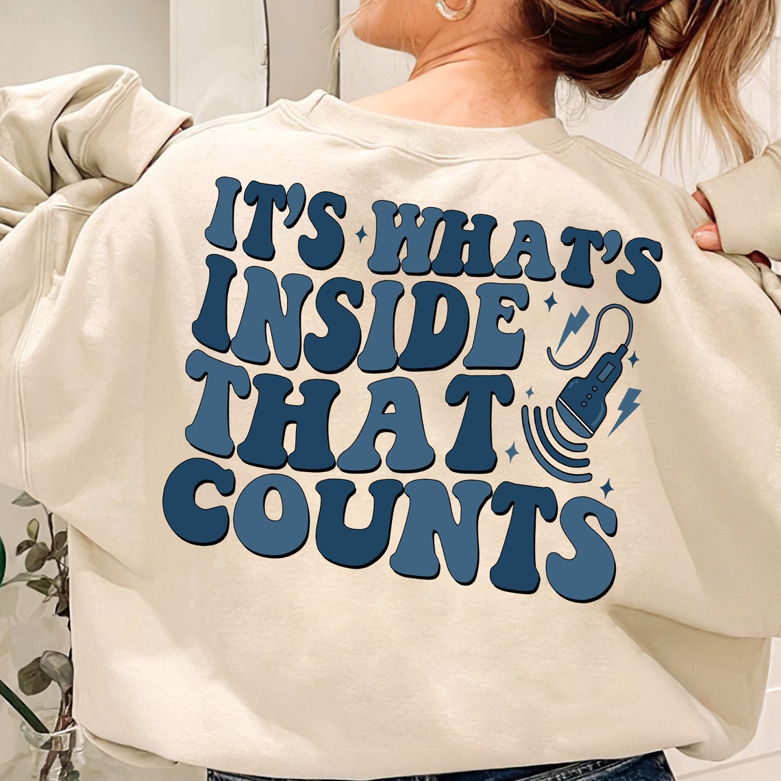 It's What's Inside That Counts Shirt, Custom Name Sonographer ...
