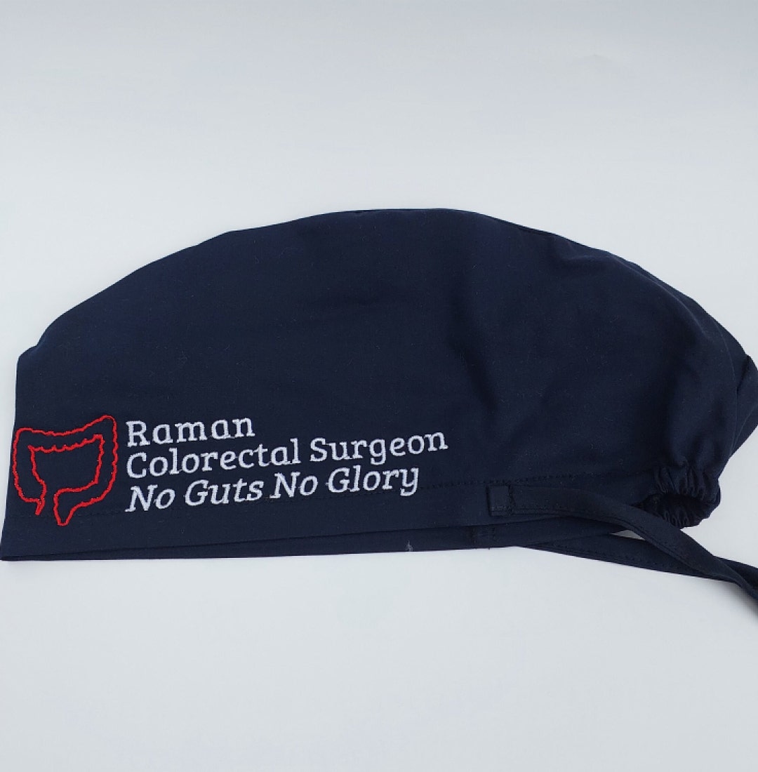 Personalized Scrub Cap Custom Colorectal Surgery Scrub Hat, Custom ...