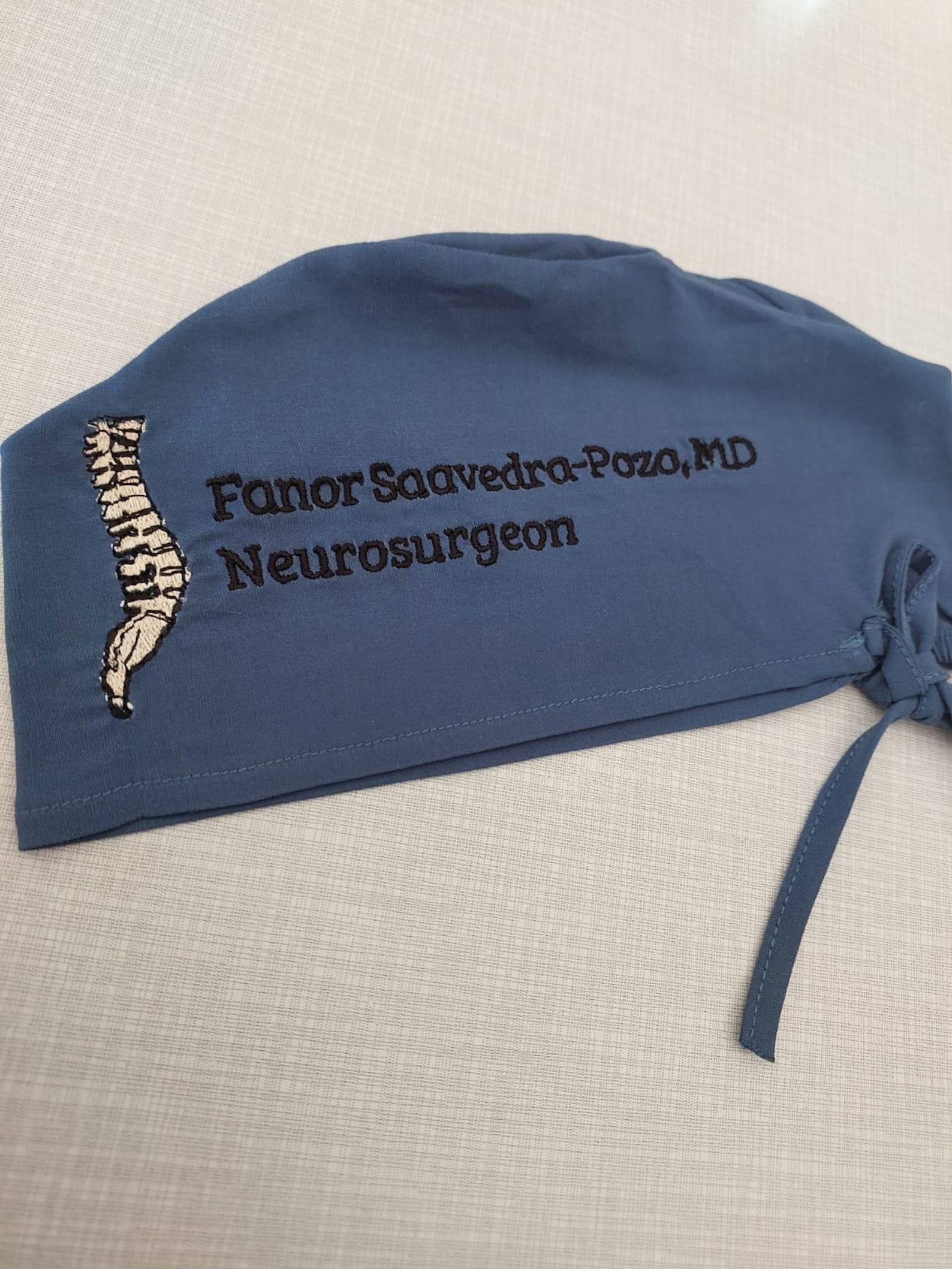 Embroidery Neurosurgery Scrub Cap, Personalized Scrub Cap Brain Scrub ...