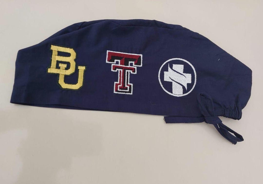 Custom Logo Embroidered Scrub Cap,personalized Scrub Cap, Custom Logo ...