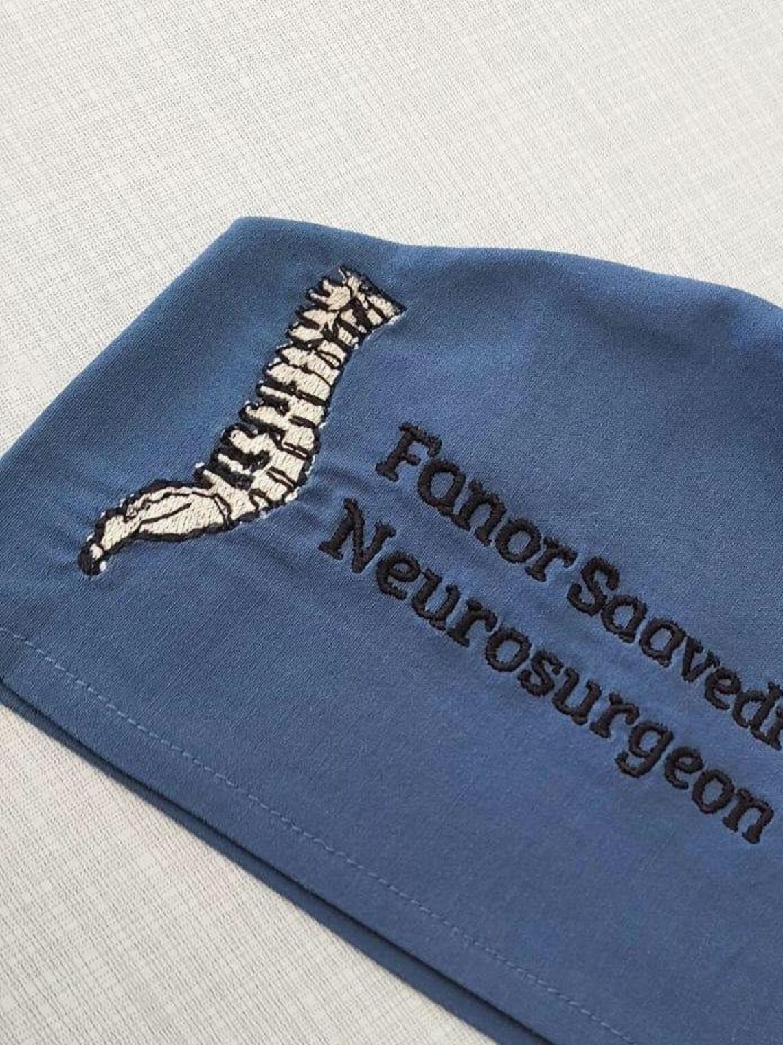 Embroidery Neurosurgery Scrub Cap, Personalized Scrub Cap Brain Scrub ...