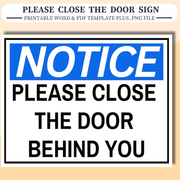 Please Lock the Door Sign - Etsy