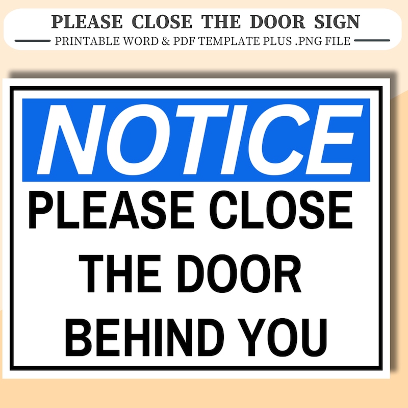 Please Lock the Door Sign - Etsy