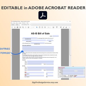 AS-IS Bill of Sale, Asis Bill of Sale, As-is Bill of Sale, as is Bill ...