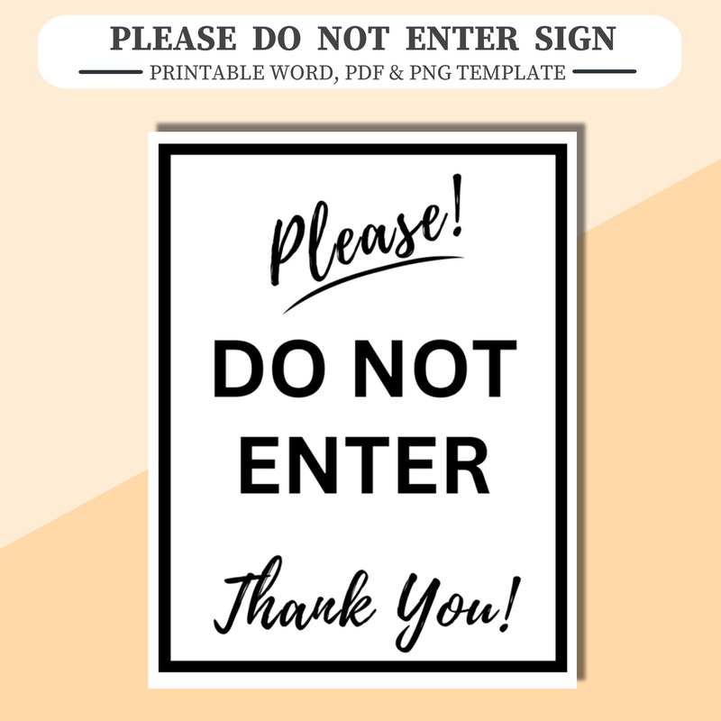 Do Not Open Sign - Etsy