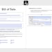 Bill of Sale Editable/fillable in WORD & PDF. Bill of Sale Template ...