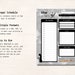 The Plan Daily Printable Planner, Black Cat Daily Agenda, Daily ...