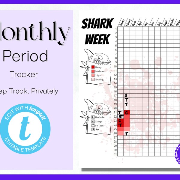 Shark Week Tracker - Etsy