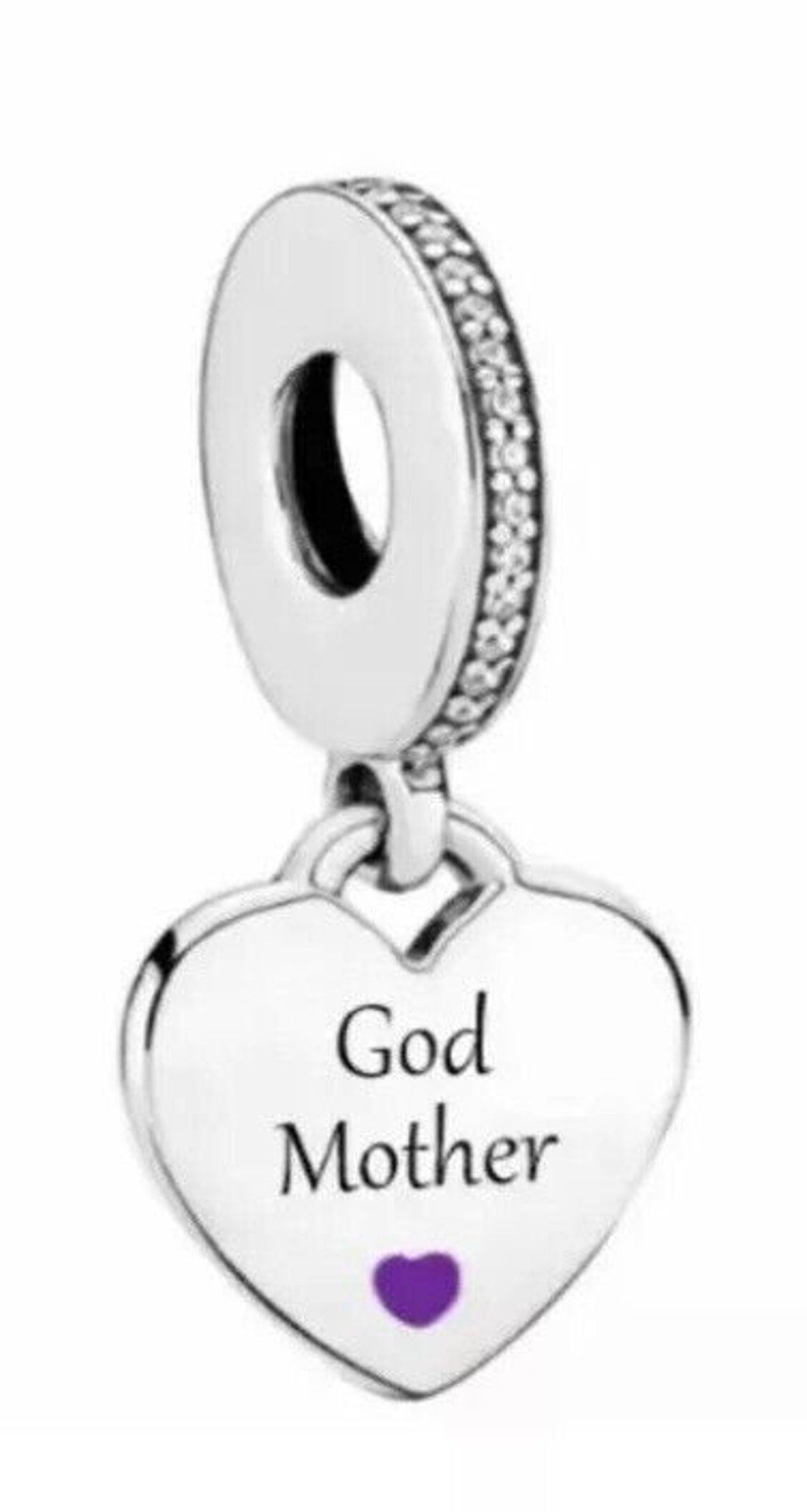 God Mother Godmother Dangle Charm Genuine 925 Sterling Silver Gift - Etsy
