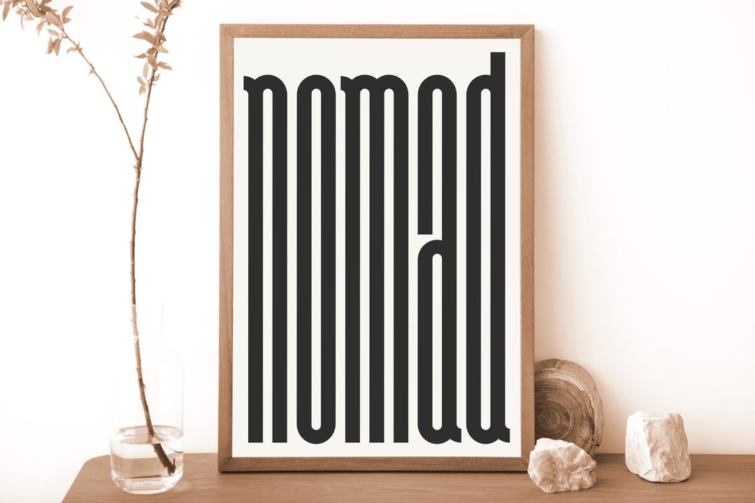 Nomad Print, Wall Art, Aesthetic Print, Home Art, Wall Decor Print ...
