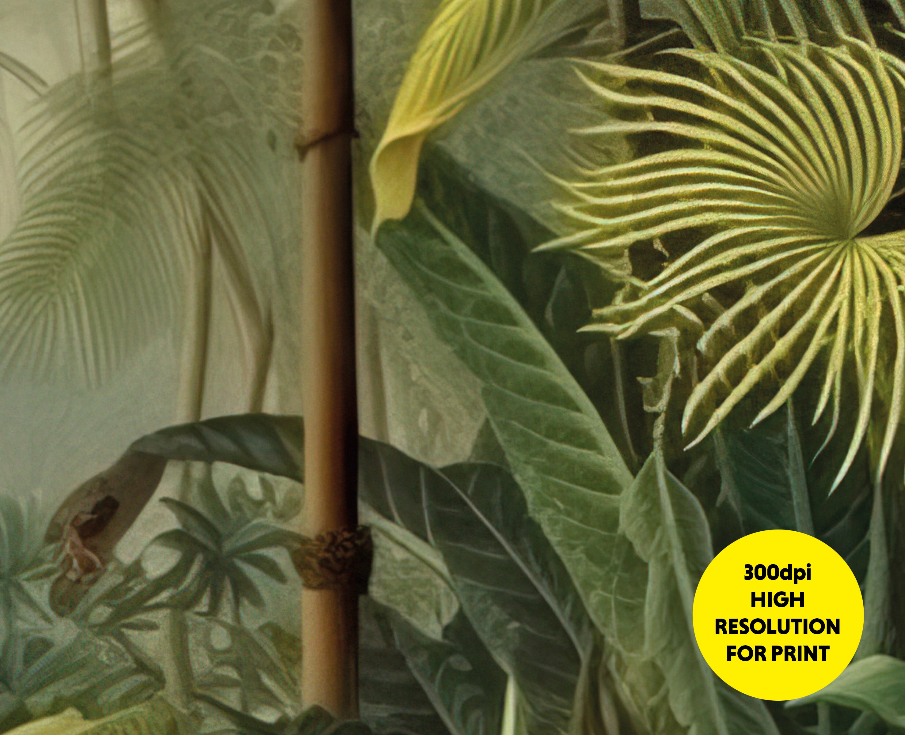 Henri Rousseau Style. Jungle Poster,. Botanical Print. Floral Wall Art ...