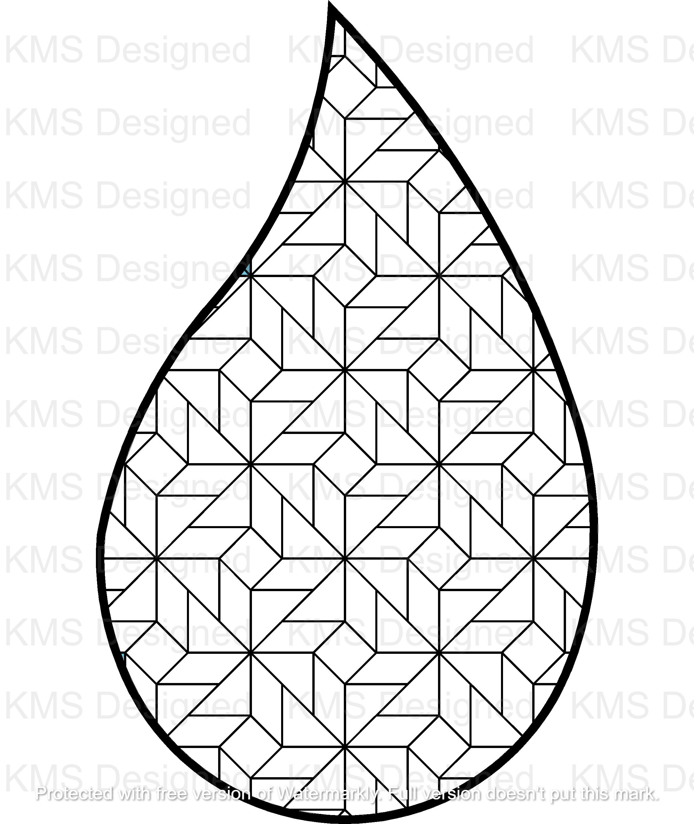 Raindrops SVG, Spring SVG, Layered SVG, Patterned Raindrops, Instant ...
