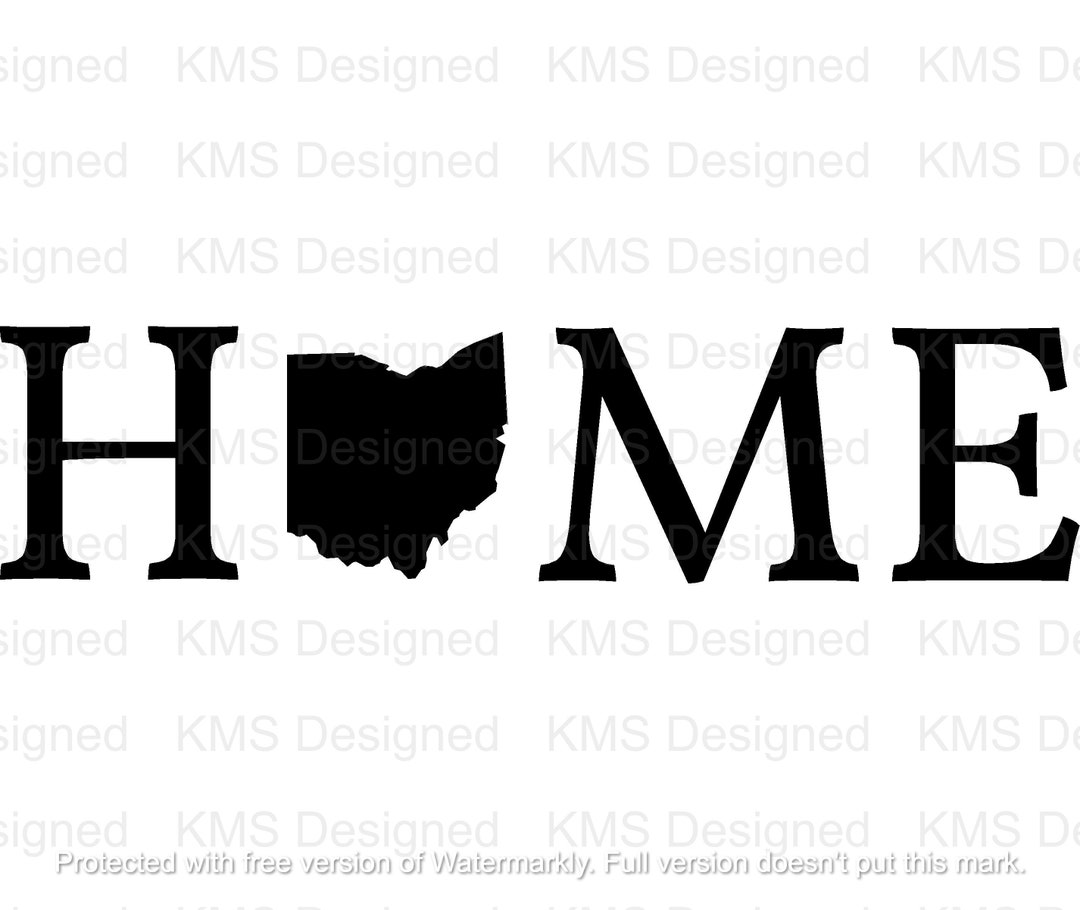 Home SVG, Ohio SVG, Housewarming, Home Print, Ohio State, Modern ...