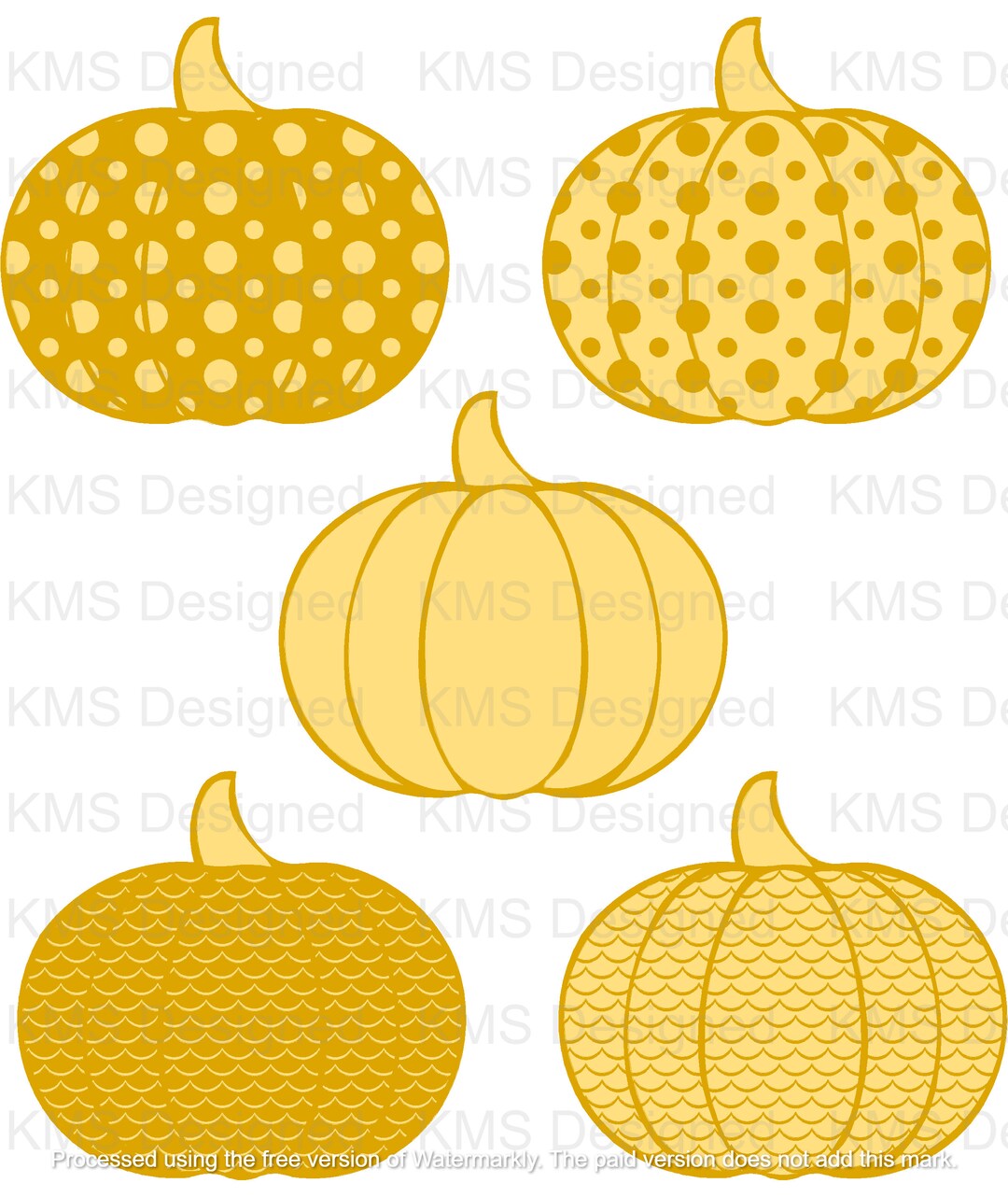 Pumpkin SVG, Fall SVG, Zig Zag, Polka Dots, Scallop, Geometric Pumpkin ...