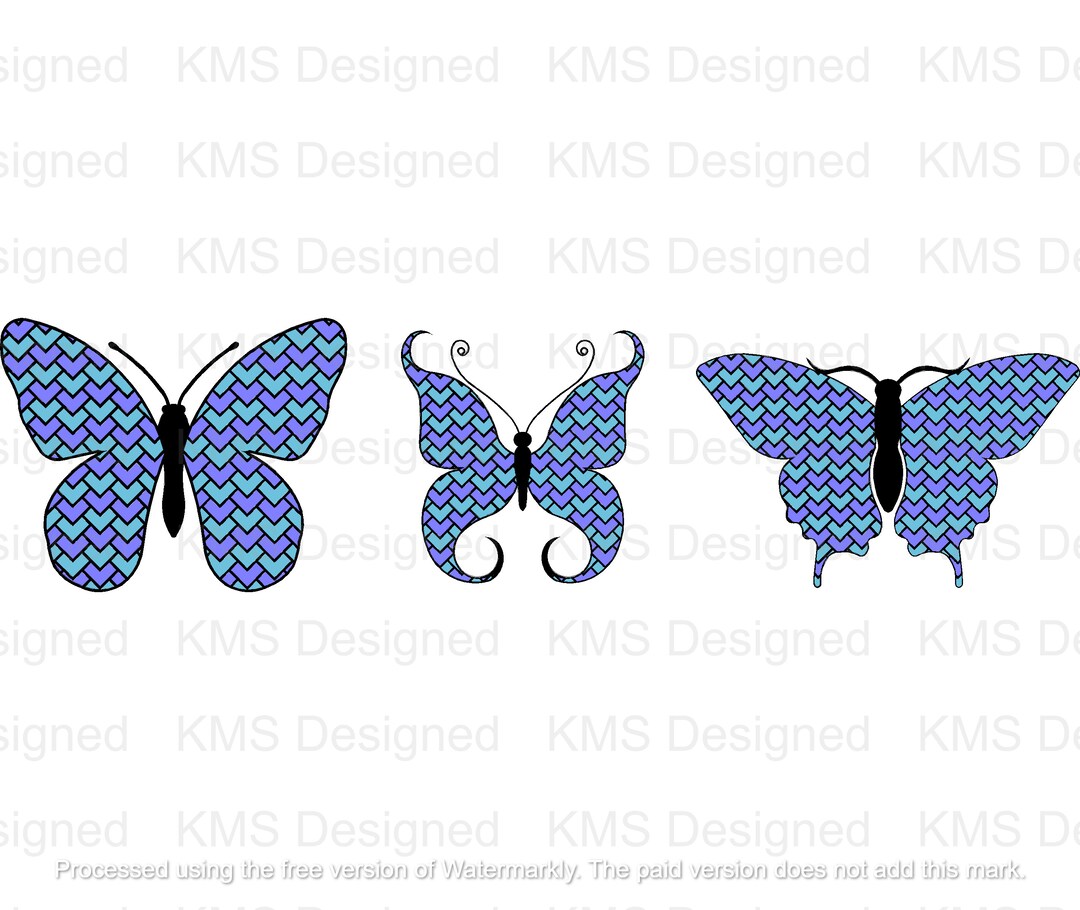 Butterfly SVG, Spring SVG, Layered SVG, Patterned Butterflies, Instant ...