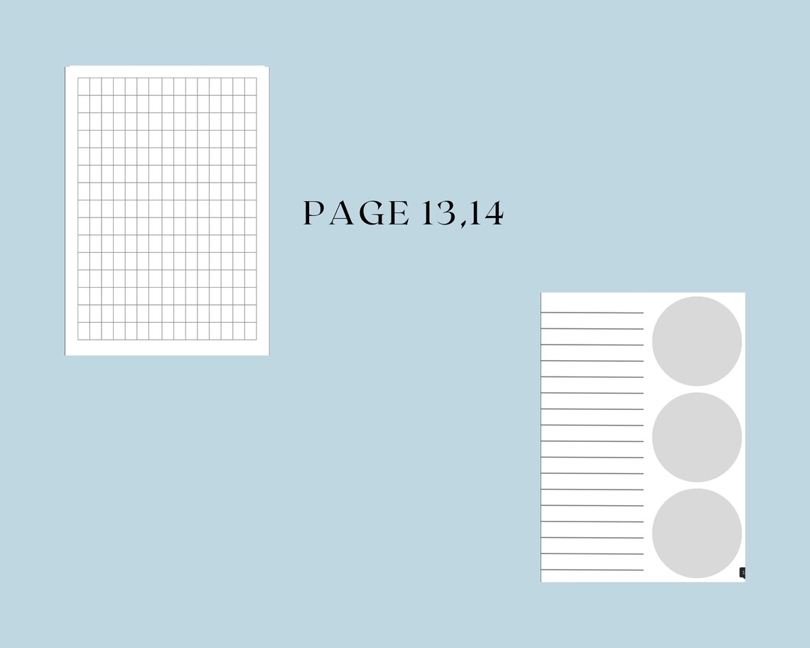 Notebook/ Journal Printable Pages, A4 Size, With 15 Unique Pages. - Etsy UK