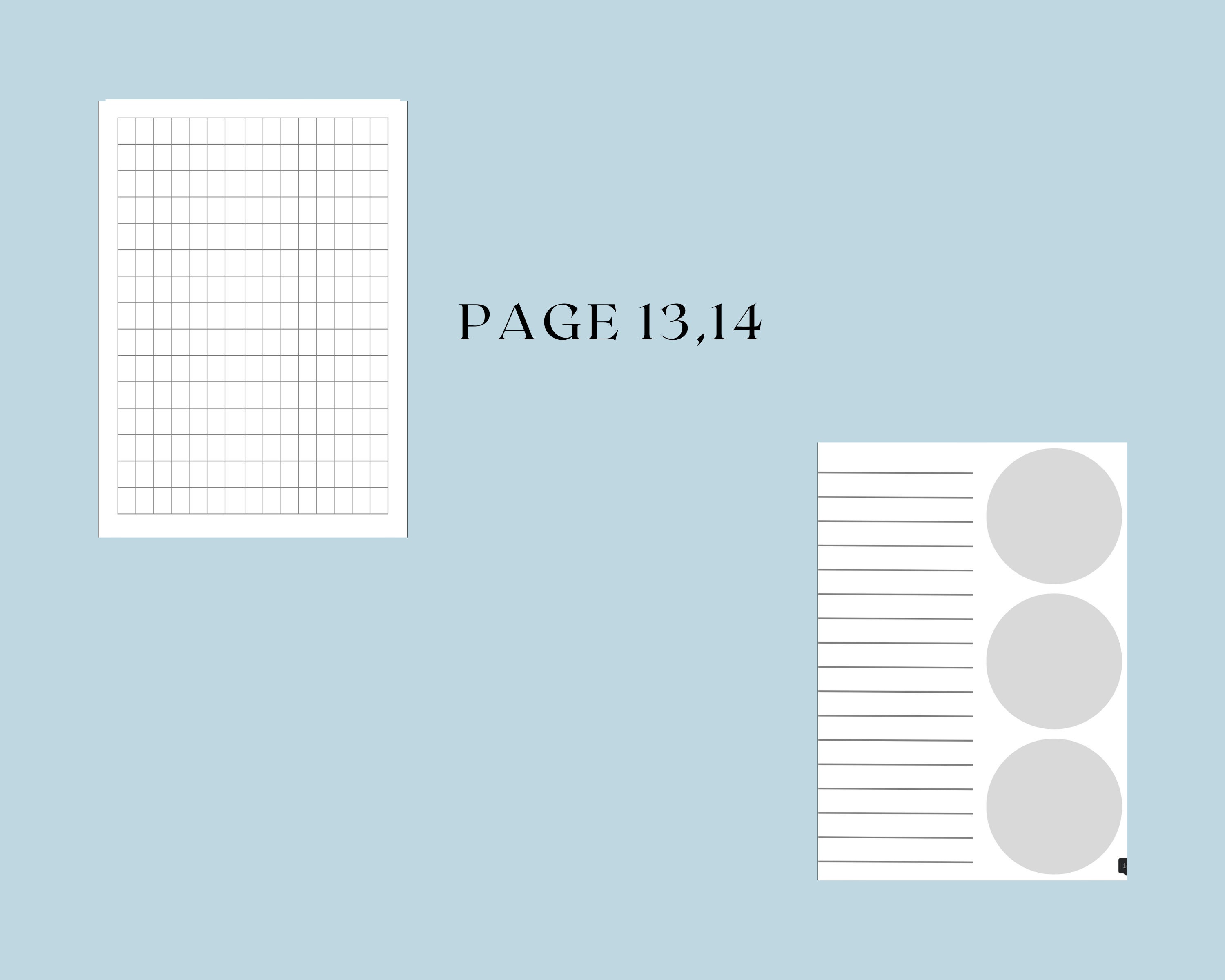 Notebook/ Journal Printable Pages, A4 Size, With 15 Unique Pages. - Etsy